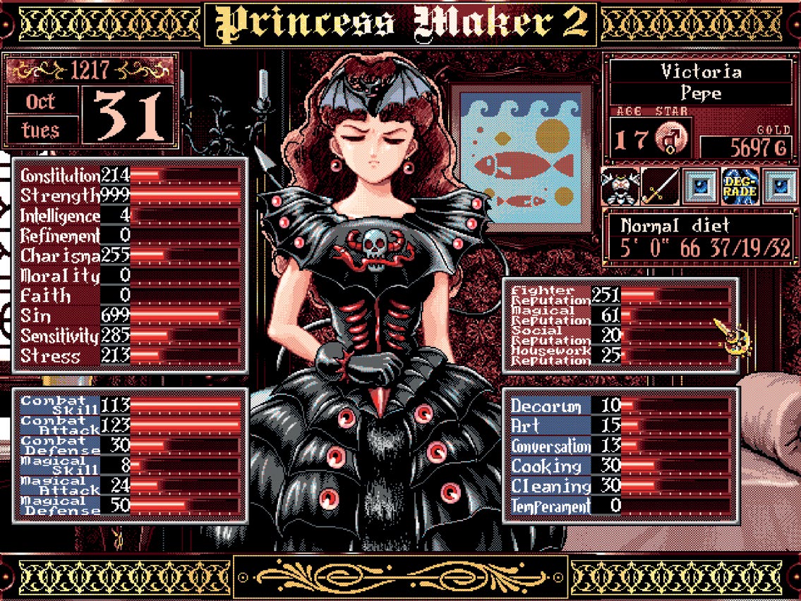 108. 《美少女梦工厂 2》（Princess Maker 2） | The CRPG Book 中文版 | CRPG 通鉴
